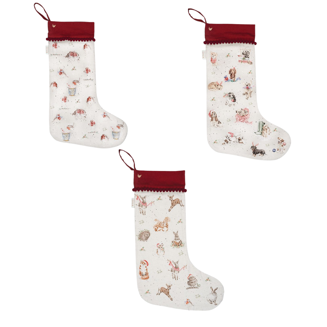 Wrendale Designs Christmas Illustrated Stockings | GFHP