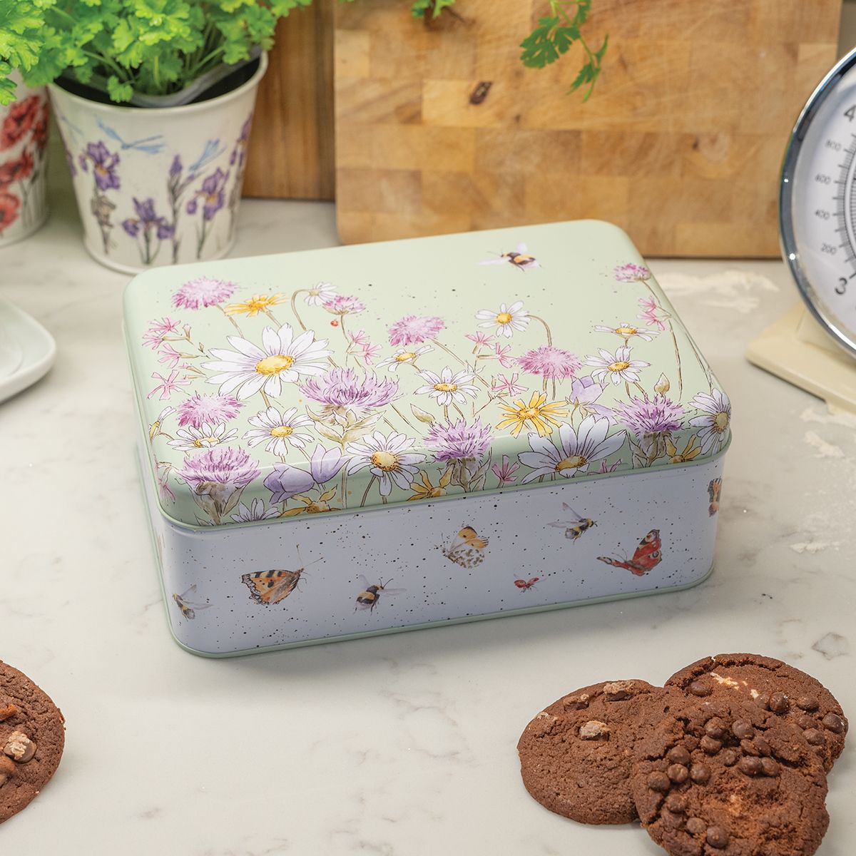 Wrendale Designs Bee & Butterfly Storage Tin | Handpicked