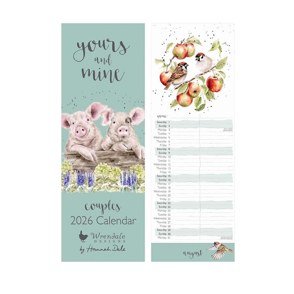 Wrendale Designs Couples 2026 Calendar | Gifts Handpicked
