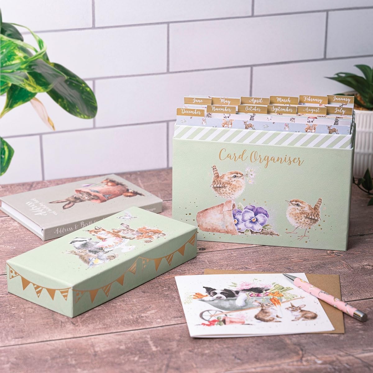 Wrendale Designs Greeting Card Organiser Box | Handpicked