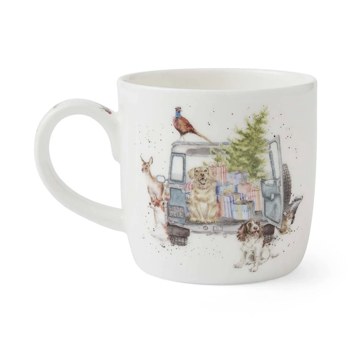 Wrendale Designs Driving Home For Christmas Mug | Handpicked