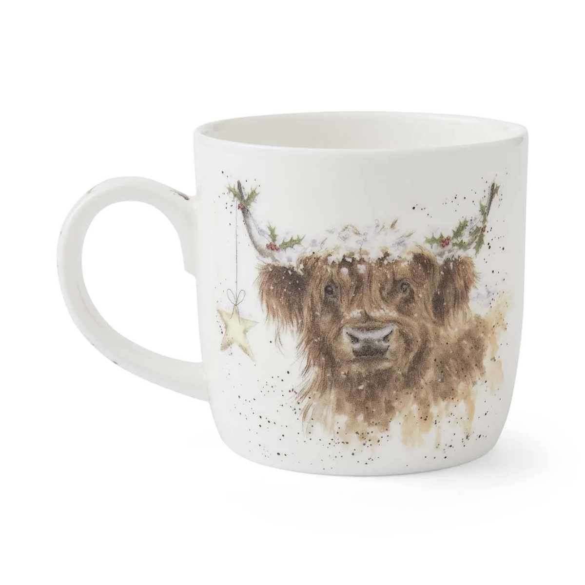 Wrendale Designs Highland Cow Christmas Mug | Handpicked