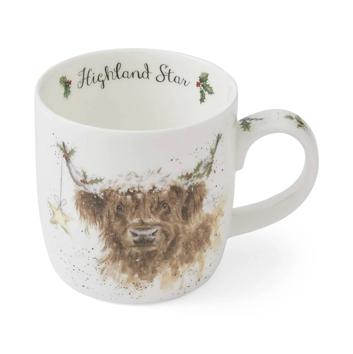 Wrendale Designs Highland Cow Christmas Mug | Handpicked