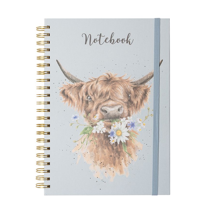 Wrendale Designs A4 Cow Notebook | Gifts from Handpicked