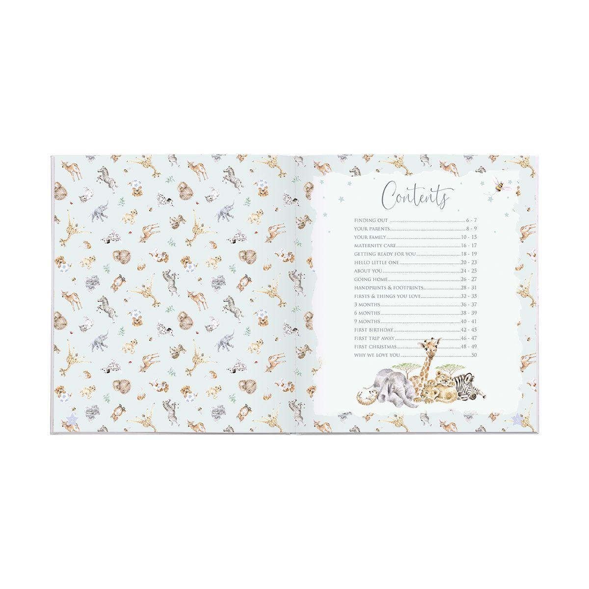 Wrendale Designs Baby Record Book | Gifts from Handpicked