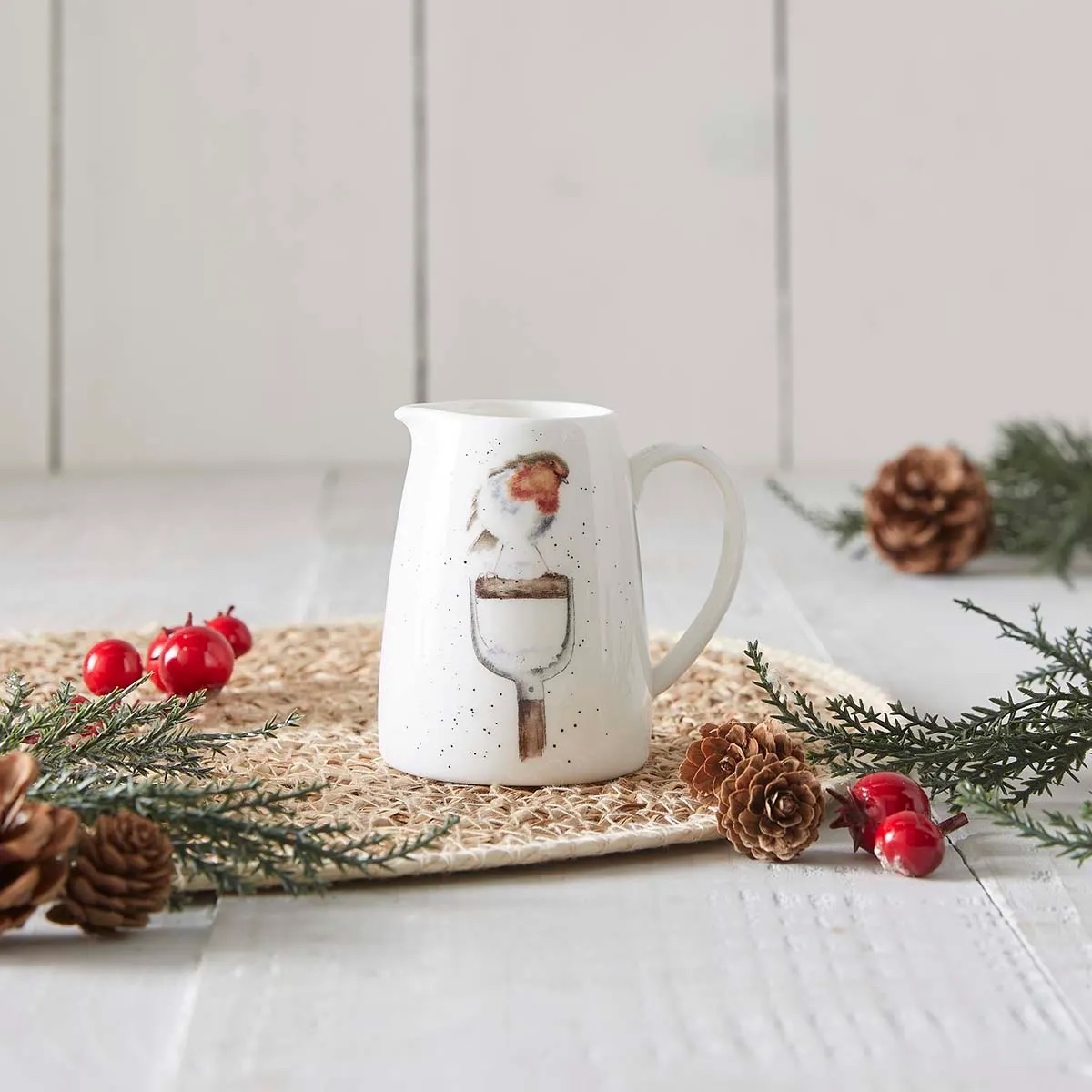 Wrendale Designs Robin Design Posy Jug | Gifts Handpicked