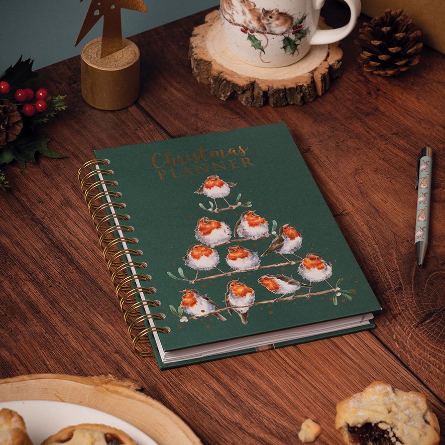 Wrendale Designs Robin Christmas Planner | Gifts Handpicked