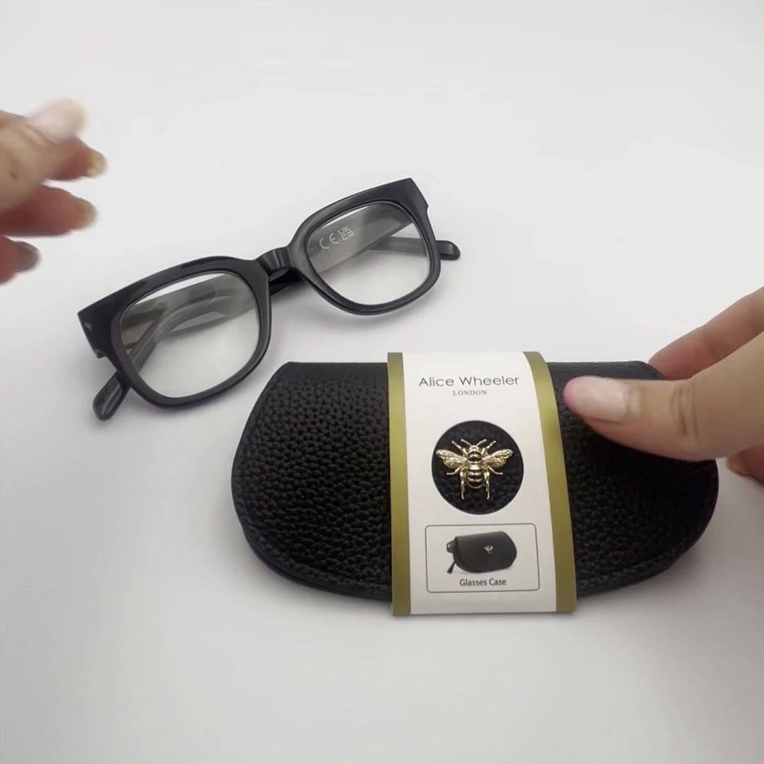 Alice Wheeler Faux Leather Glasses Case | Gifts Handpicked