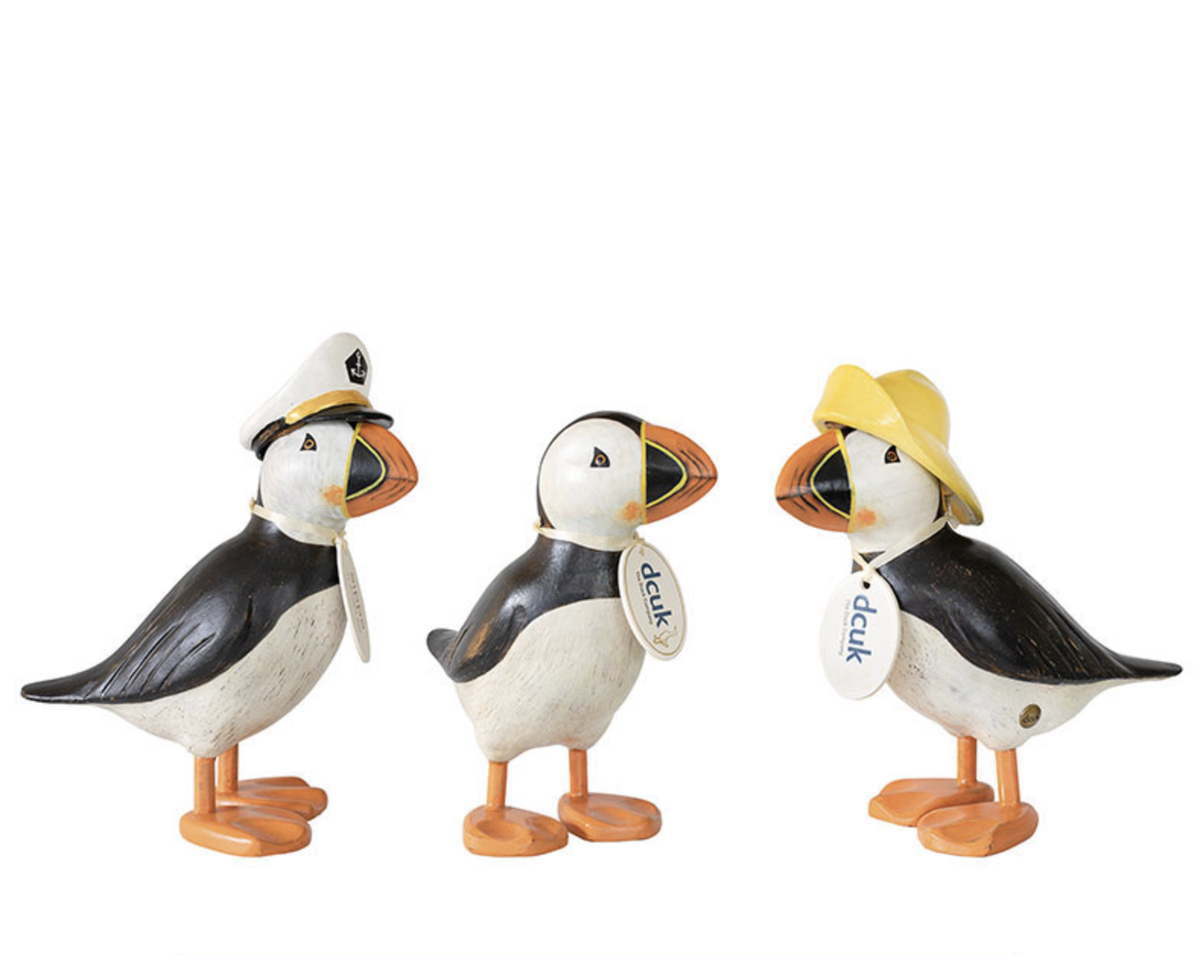 DCUK Wooden Puffin Nautical Ornaments | Gifts Handpicked