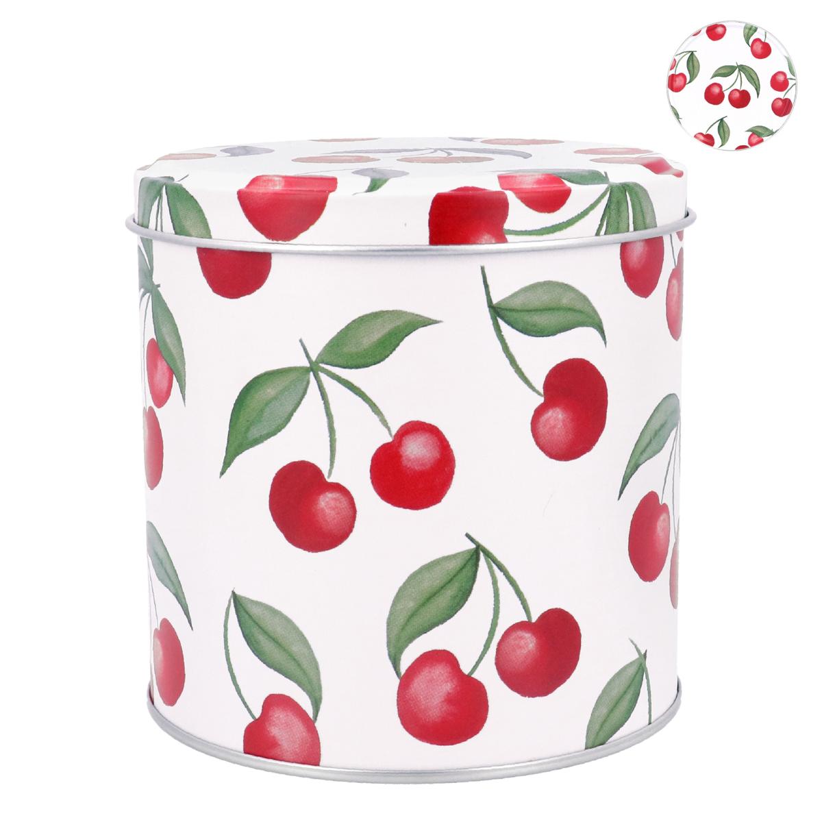 Gisela Graham Cherry Design Storage Tin | Gifts Handpicked
