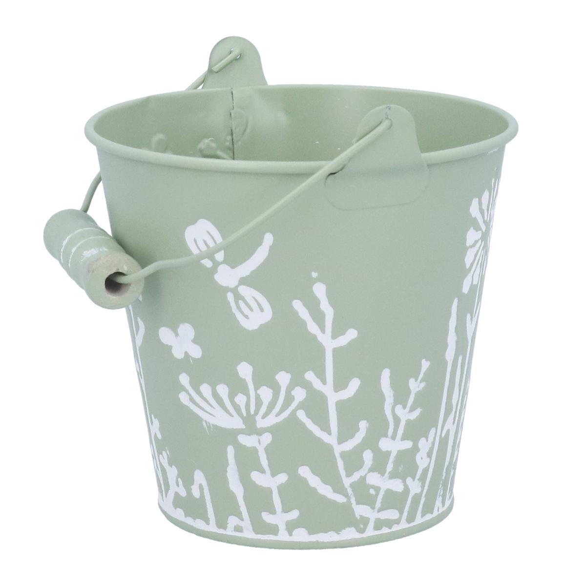 Gisela Graham Green Meadow Design Spring Bucket | Handpicked