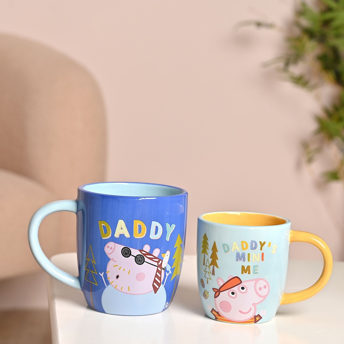 Peppa Pig Daddy and Me Mug Gift Set | Gifts Handpicked